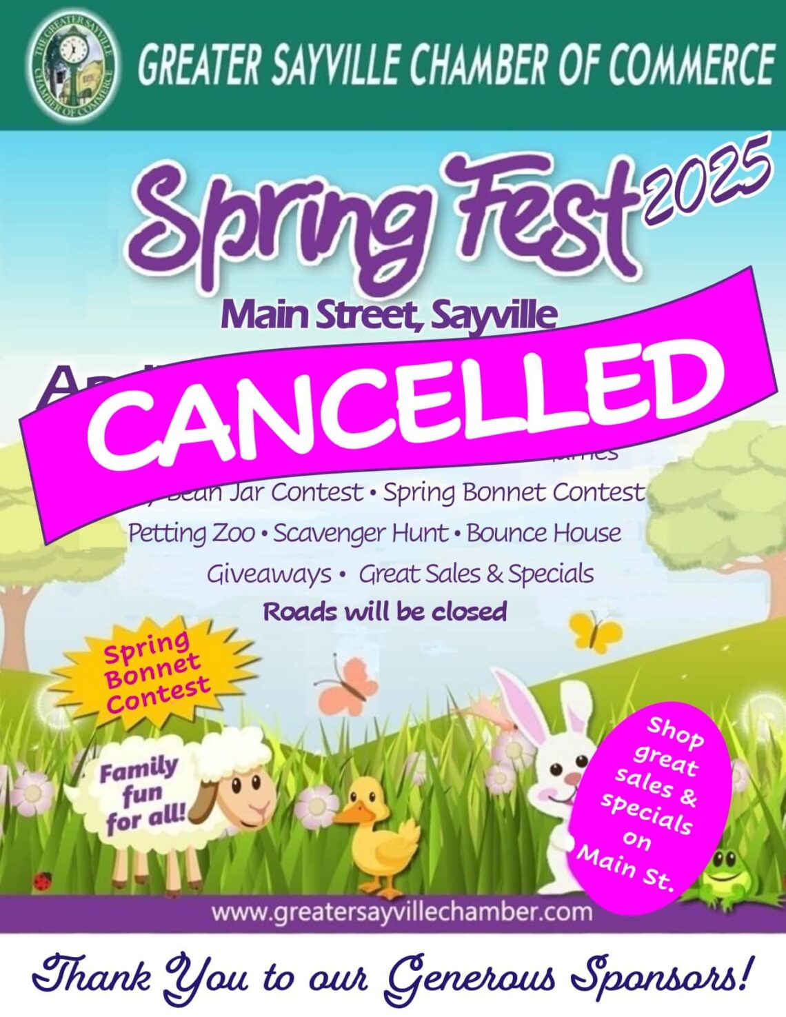 Sayville Spring Fest 2025 - The Greater Sayville Chamber of Commerce, Inc.
